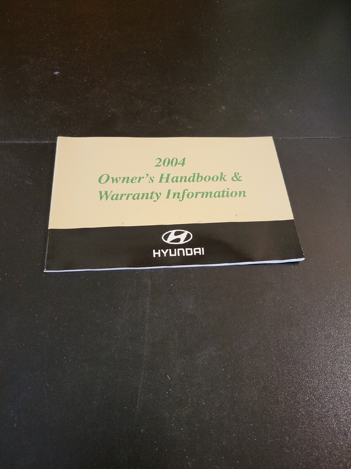 2004 HYUNDAI OWNERS HANDBOOK AND WARRANTY INFORMATION SUPPLEMENT ...