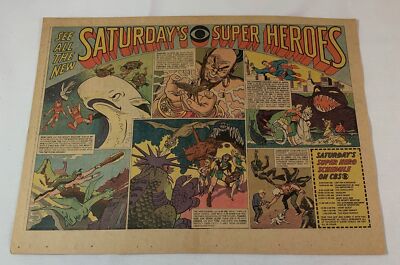 1967 CBS cartoons ad ~ HERCULOIDS,MOBY DICK,MIGHTY MIGHTOR,SHAZZAN ...