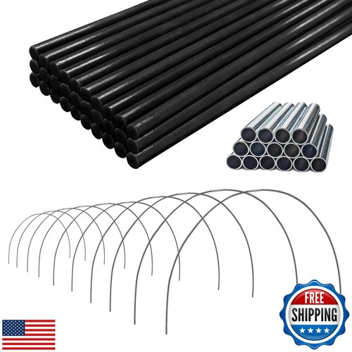 Garden Greenhouse Hoops Kit 15 sets -2-Section Design, 30 Pcs 4ft ...