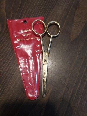 4-1/2 Ice Forge France Summit Gold Scissors with plastic pouch | eBay