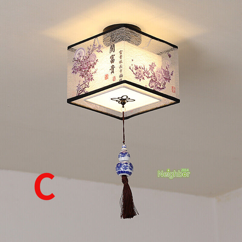 Light Square LED Aisle Hallway Lamp Classic Chinese Style Design ...