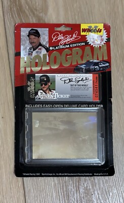 *SEALED* New Dale Earnhardt Sr Silver Edition Hologram Card & Ticket ...