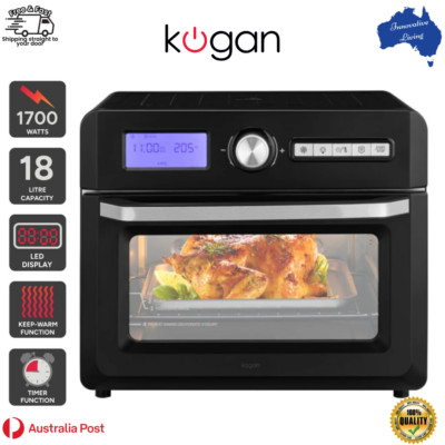 Kogan 18L XXXL Digital Air Fryer Oven, Air Fryers, Appliances | eBay ...