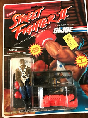 HARD TO FIND 1993 HASBRO CAPCOM STREET FIGHTER 2 BALROG GI JOE STYLE ...