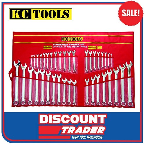 KC Tools 39 Piece Metric & AF Combination Spanner Set A13340 | eBay Australia