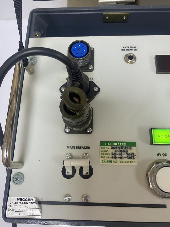 Megger/Biddle Cat No: 220070-47 , 70 KILOVOLTS DC Dielectric Test Set ...