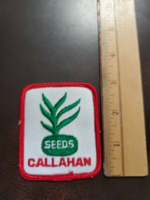 Vintage Callahan Farmer Agriculture Seeds Patch | eBay
