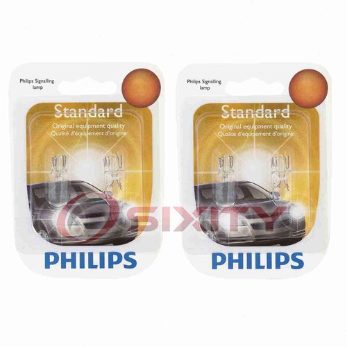 2 pc Philips License Plate Light Bulbs for Mazda 2 3 3 Sport 5 6 CX-3 ...