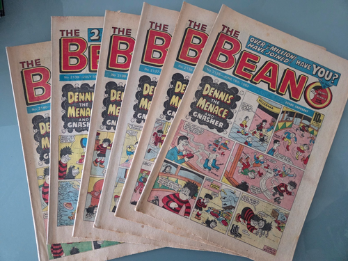 THE BEANO Issues #2125 - 2140 (1983) UK COMICS FULL STRAIGHT RUN OF 16 ...