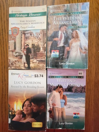 Lot Of 4 Halequin Romance By Lucy Gordon Paperbacks | eBay