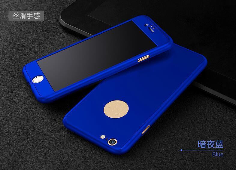 360° Shockproof Phone Case Cover For iPhone 8 8Plus iPhone X With Glass ...
