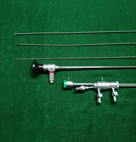 Hysteroscopy Semi Rigid Froceps Set, Bettocchi Sheath 4mm & Cystoscope ...