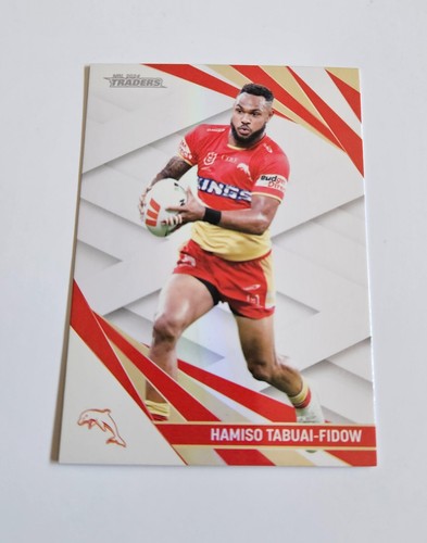 2024 NRL TRADERS TITANIUM PEARL SPECIALS DOLPHINS HAMISO TABUAI FIDOW ...