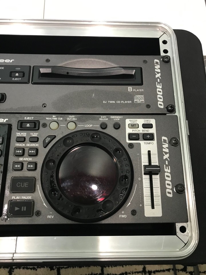 pioneer cmx-3000 professional dual dj twin cd player rack mount | eBay