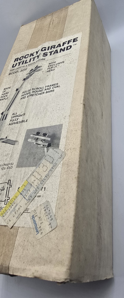 New ROCKY GIRAFFE Wood Utility Stand Needlework Embroidery Marie ...