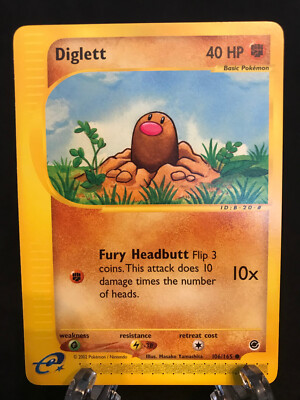 Diglett 106/165 Expedition Common Pokémon TCG Card NM Never Played | eBay