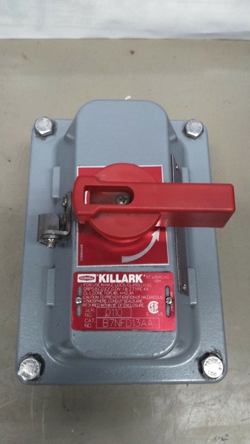 Killark B7NFD13A 30A 3-Phased 600V Hazardous Location Non-Fused Safety ...