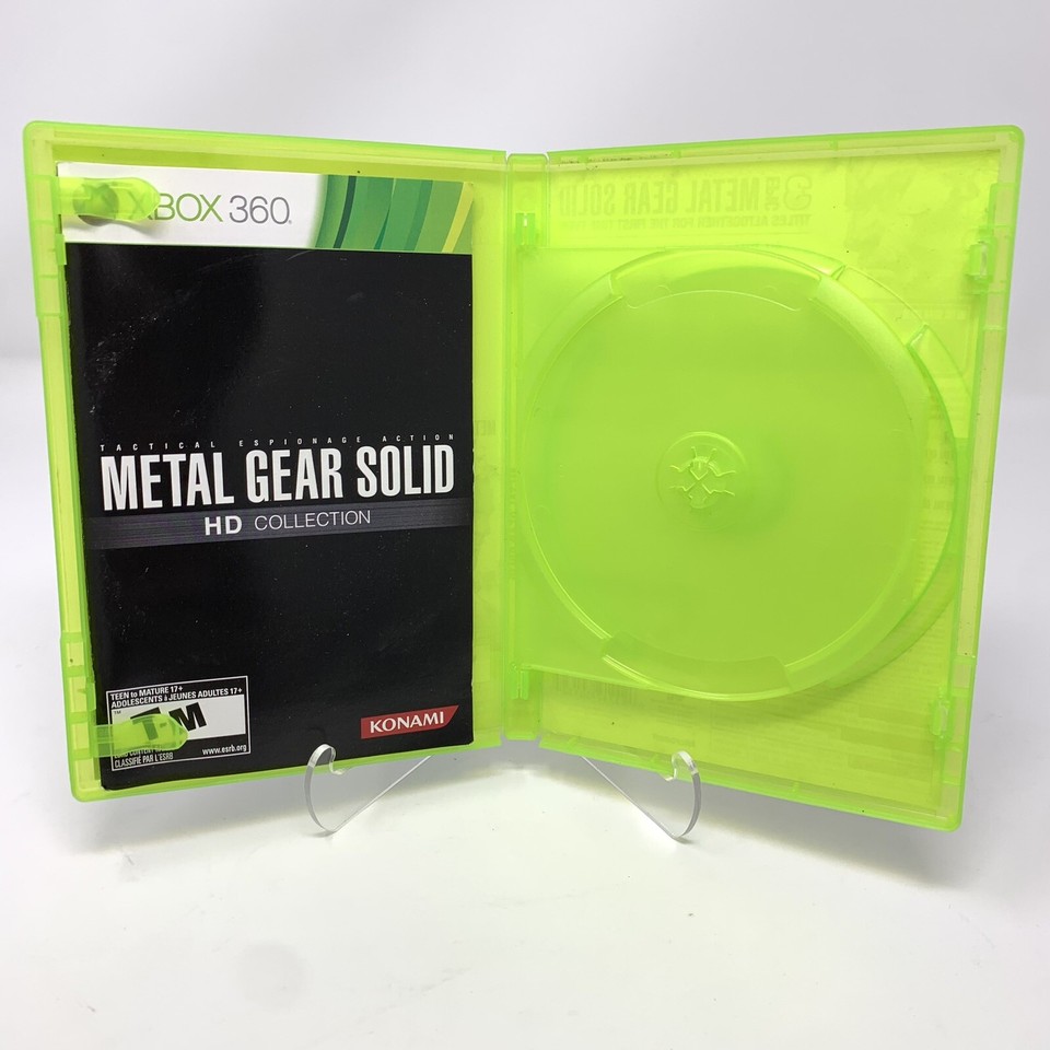 Metal Gear Solid HD Collection Xbox 360 Case & Manual Only (Microsoft ...