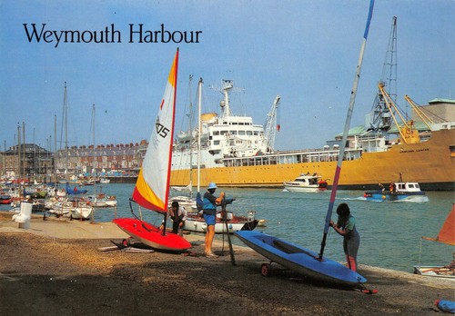 Dorset Carte Postale Lowland Lancer Atterrissage Vaisseau En Weymouth ...