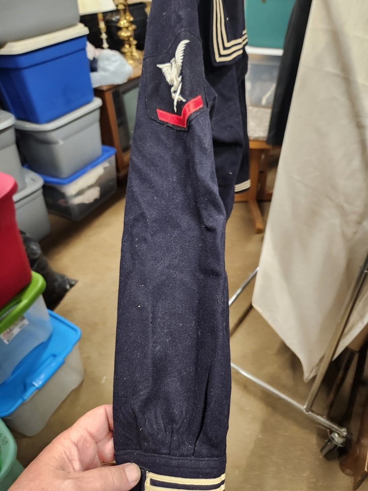 Vintage navy sailors uniform Wool | eBay