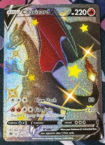 Charizard V Shiny Secret Rare - 079/073 Champion's Path - Pokemon TCG ...