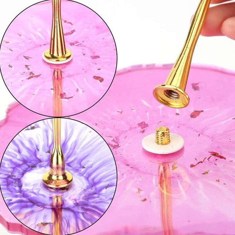 3-tier Fruit Tray Resin Molds Cupcake Stand Silicone Molds for Epoxy ...