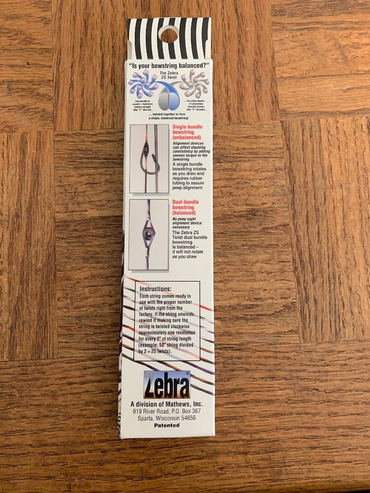 98 Inch Zebra Bow String | eBay