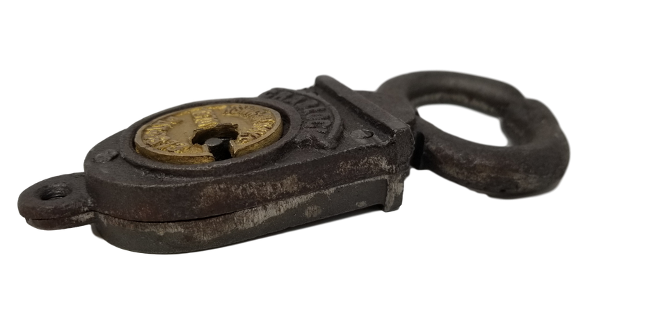 Crab Lock NSW Railways Pat 1873 Cast Iron Working Railroad Lock | eBay