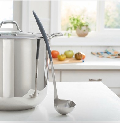 This generously sized long ladle is designed to reach the bottom of our ...