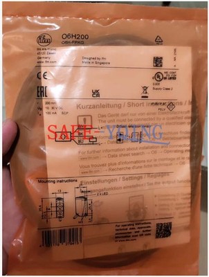New 1PCS IFM O6H200 O6H-FPKG Photoelectric Switch | eBay