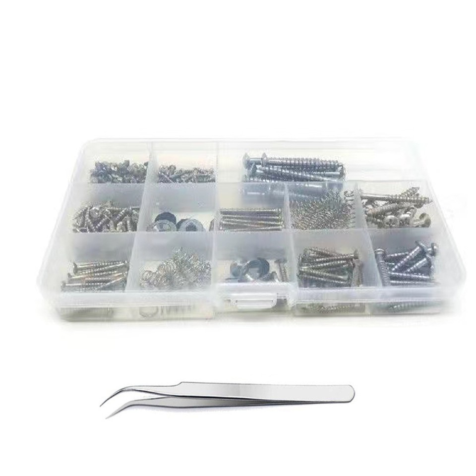 Stainless 9 Types Screws & 2 Types Strap Buttons & Tweezers For ...