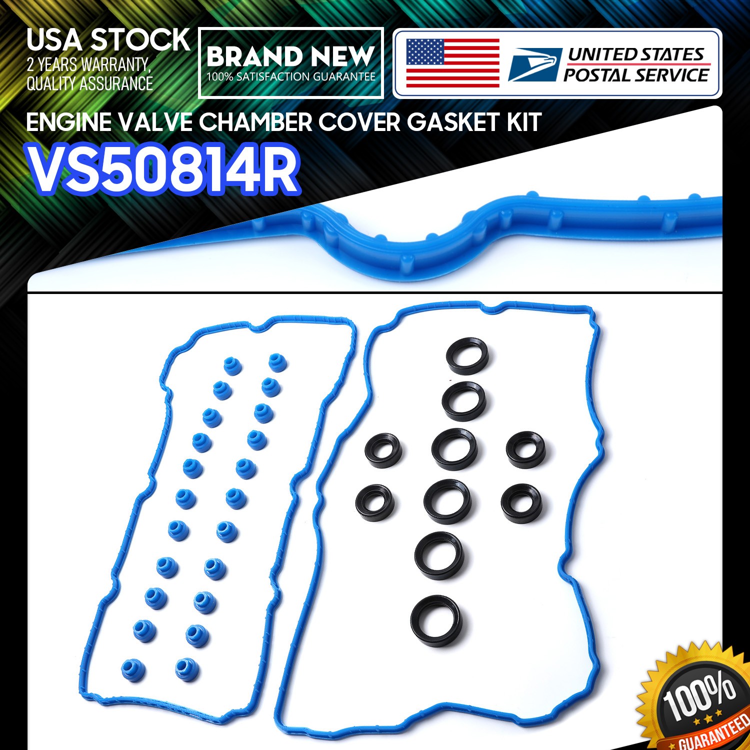 VS50814R For Ford F-150 Explorer Mustang Edge Taurus Valve Cover Gasket ...