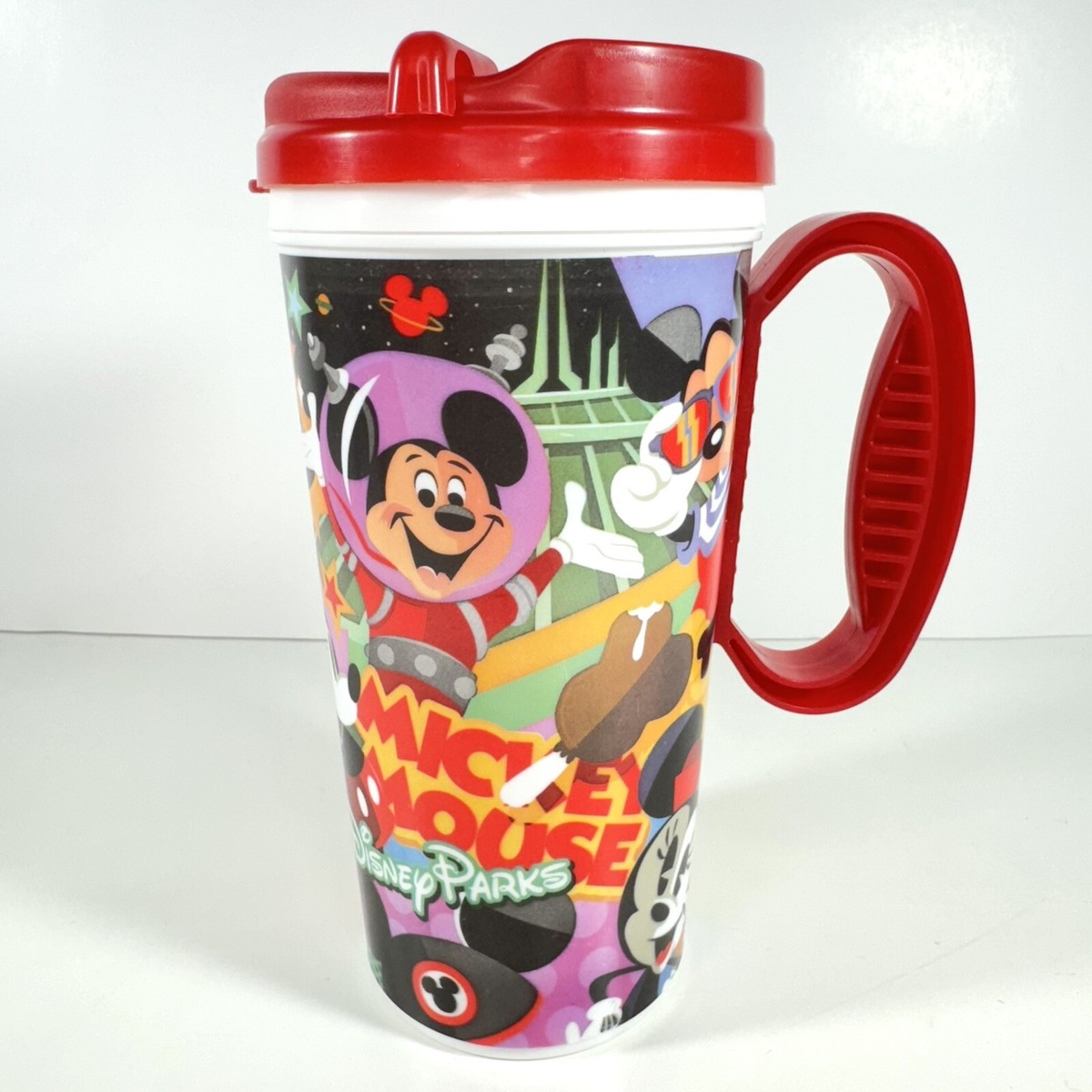 Mickey Mouse Plastic Cup With Handle
