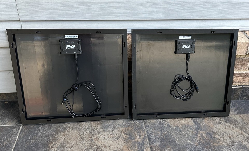 2, Goal Zero Boulder 30 Watt Solar Panels with a Carrying and Storage ...