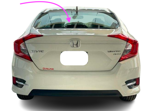 Fit 2016-2021 Honda Civic 4D Sedan Back Rear Window Glass/Heated,Solar ...