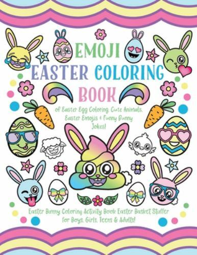 Emoji Easter Coloring Book: of Easter Egg Coloring, Cute Animals ...