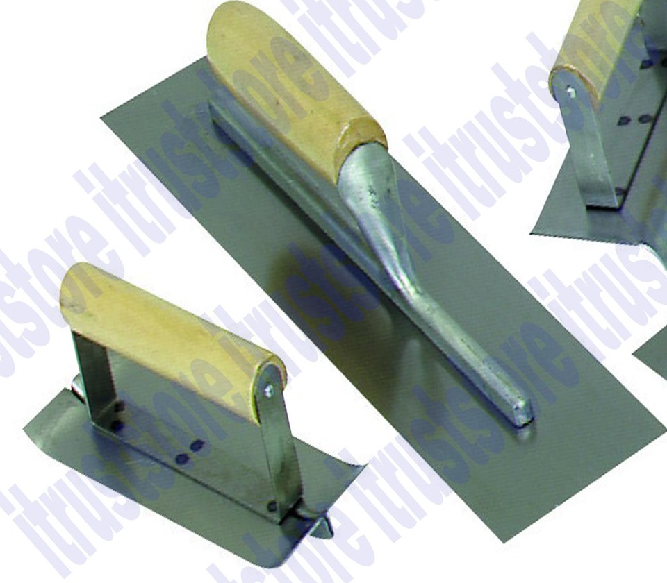 4 PC CONCRETE CEMENT HAND TROWEL FINISHING FINISH TOOL SET | eBay