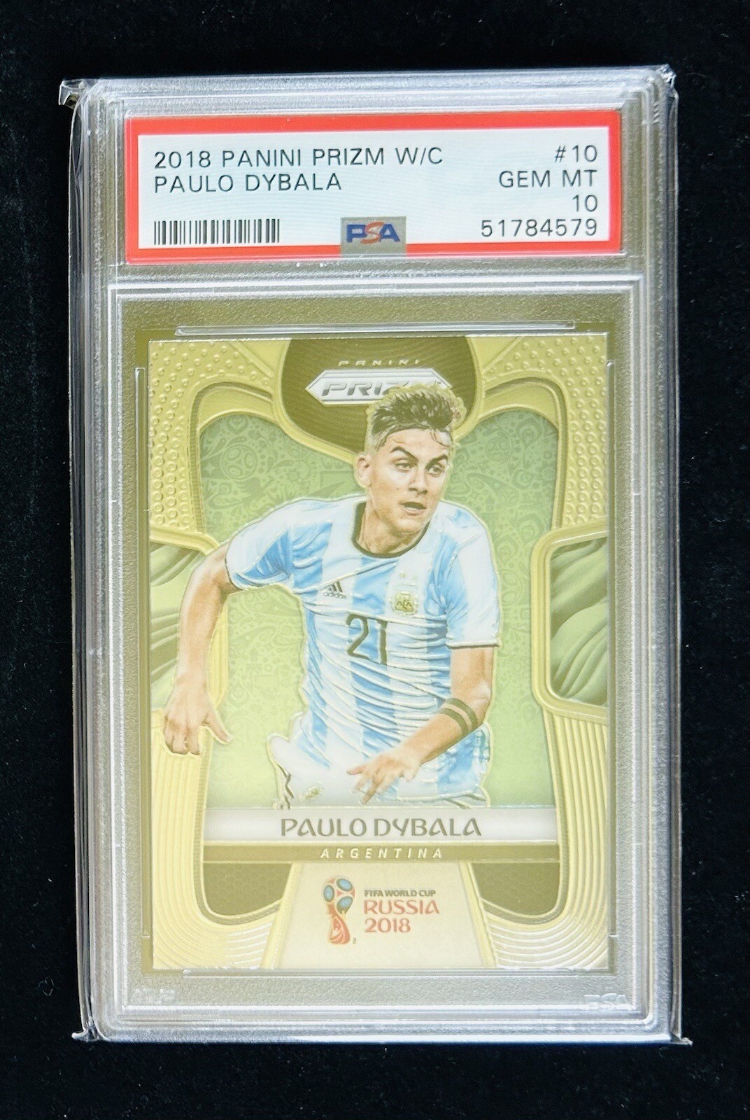 2018 Panini Prizm FIFA World Cup Paulo Dybala Card #10 PSA 10 | eBay