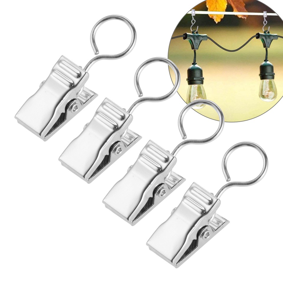 20pcs Practical Curtain Clips Hooks Photos Home Party Lights Hanger ...