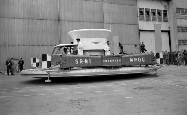 Saunders Roe The All British Prototype Sr N1 Hovercraft Old Photo ...