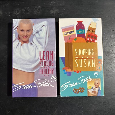 Shopping With Susan & Lean Strong And Healthy With Susan Powter VHS ...