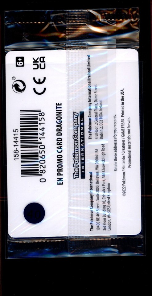 Pokemon TCG Dragonite 131/195 - Silver Tempest GameStop Promo SEALED NM ...