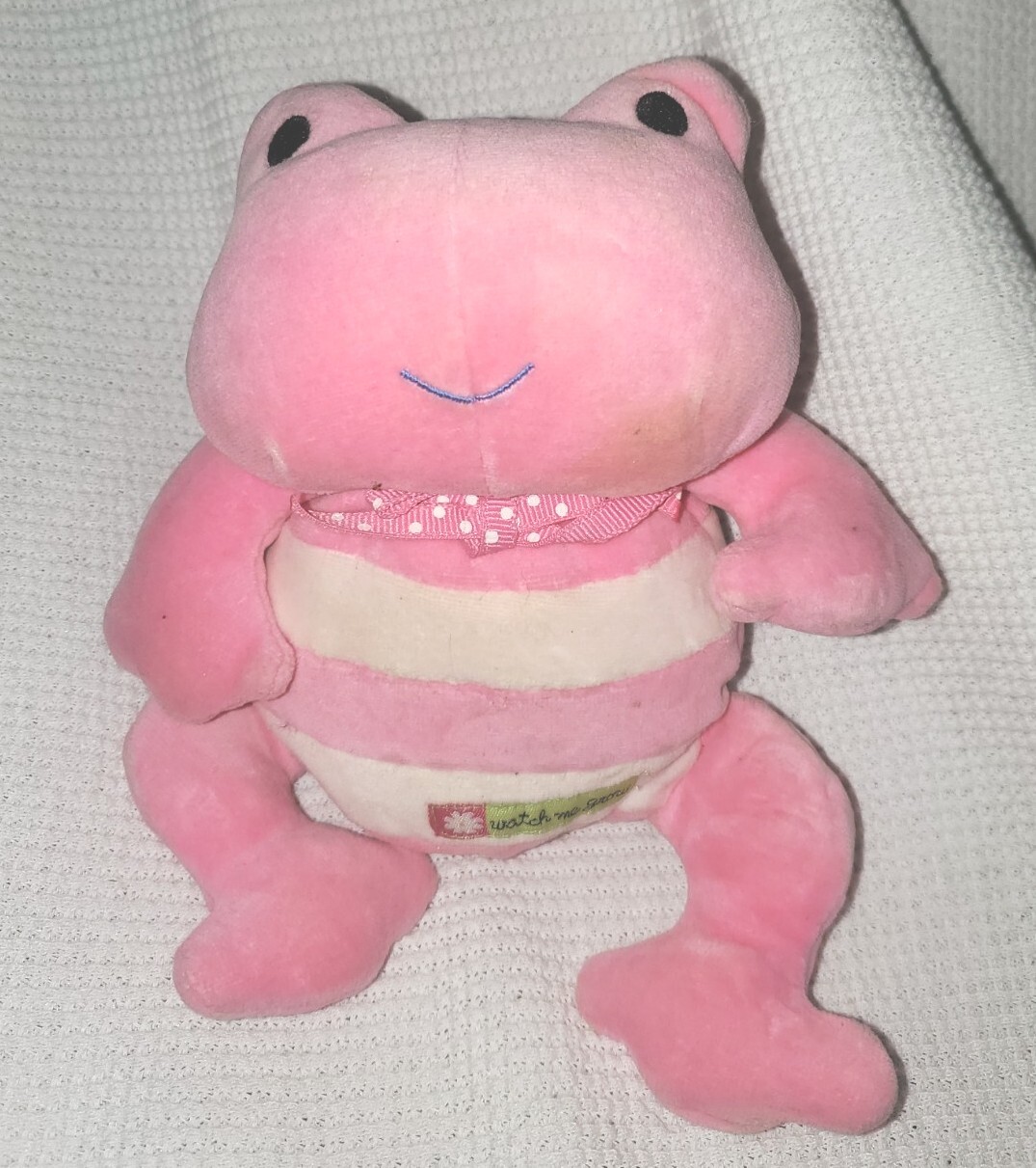 CARTER'S PINK Frog WATCH Me GROW Prestige PLUSH Toy 8” NOT WORKING | eBay