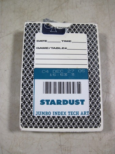 Vintage December 27th 2005 Stardust Casino Las Vegas Used Playing Cards ...