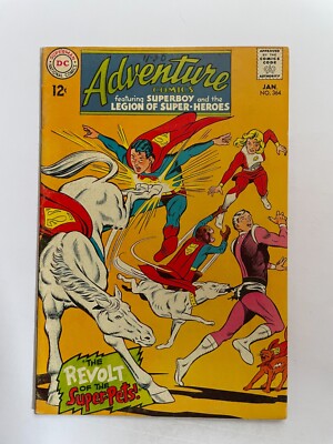 ADVENTURE COMICS #364 1968 DC Silver Age FN+ SUPERBOY & LEGION | eBay