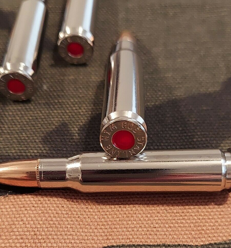 308 WIN. SNAP CAPS SET OF 5 "NICKEL AND FMJ" REAL WEIGHT!! | eBay