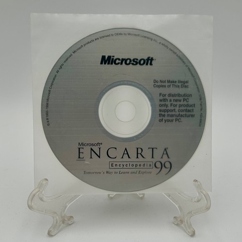 Microsoft Encarta 99 Encyclopedia (PC, 1998) X03-69634 | eBay