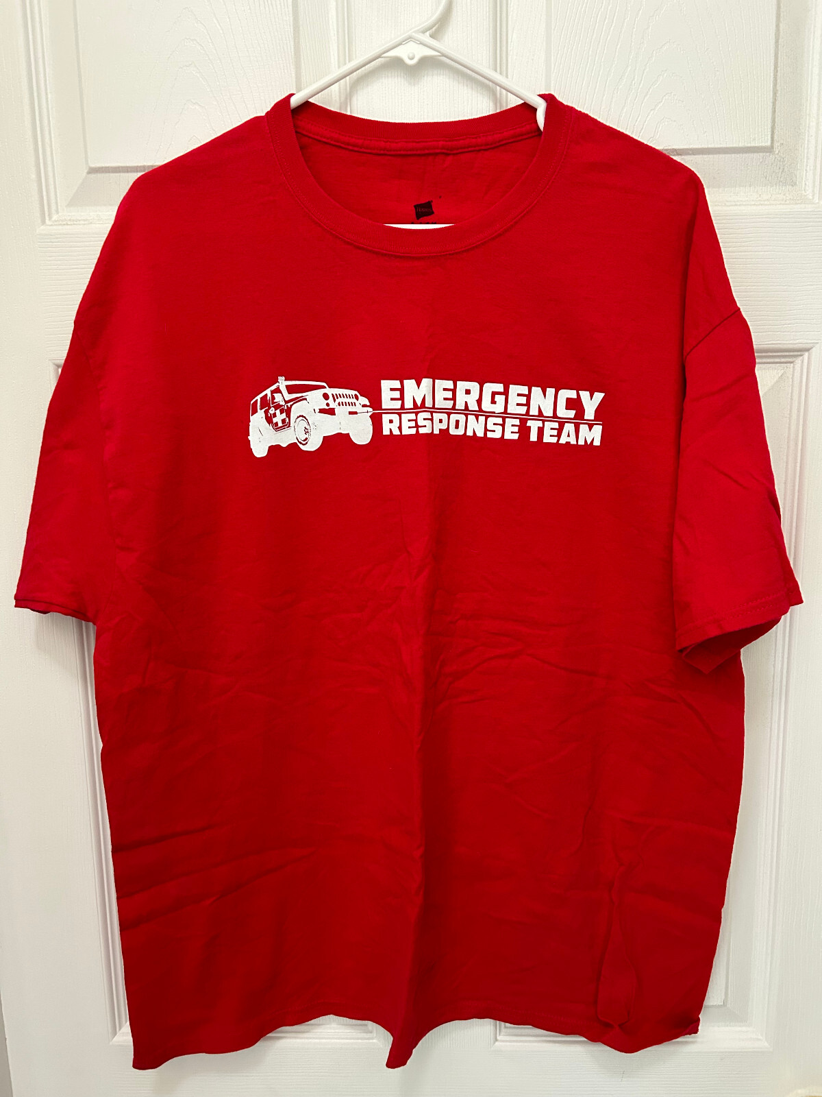 Jeep "Emergency Response Vehicle" shirt- Red, Size XL - Gem