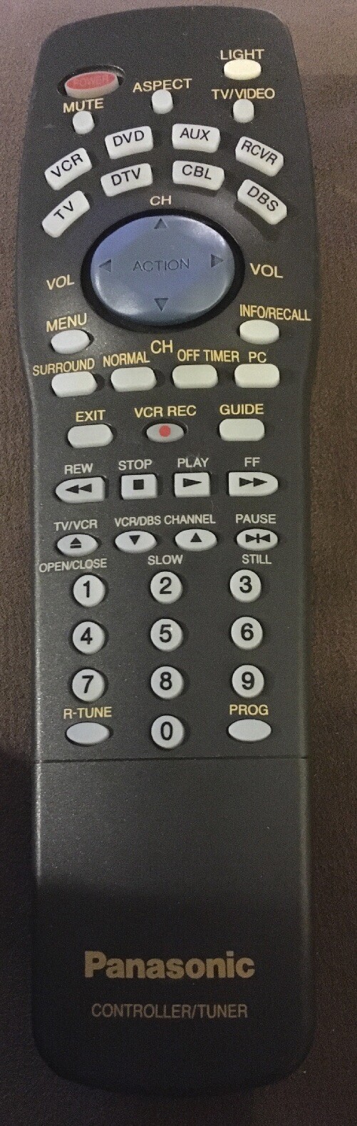 Panasonic Tv Tuner Remote Control Eur511164 Set Top Box Tu-Pta500 500u ...