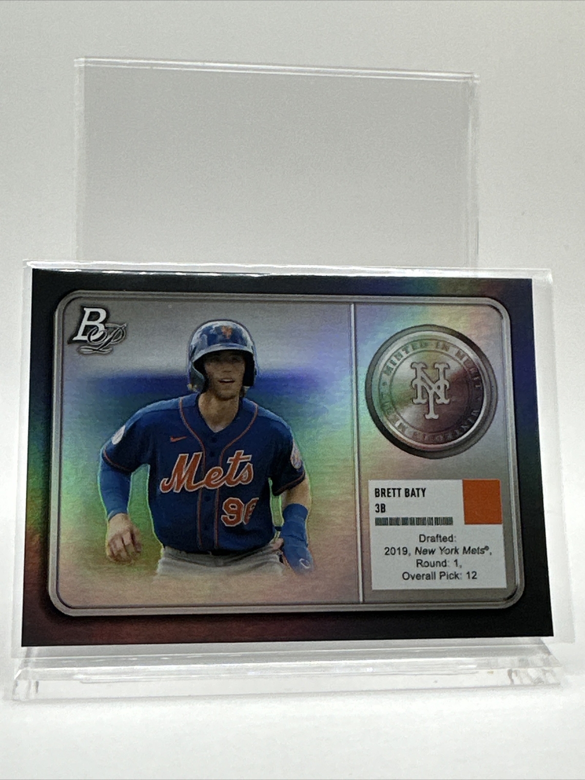 2022 Bowman Platinum Minted In Merit Brett Baty New York Mets #MM-2 | eBay